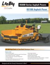 8510B Asphalt Paver - VT LeeBoy, Inc. - PDF Catalogs | Technical ...