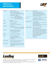 CB95 Self Propelled Broom - VT LeeBoy, Inc. - PDF Catalogs | Technical ...