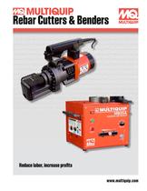 Rebar Cutters and Benders Brochure - Multiquip, Inc. - PDF Catalogs ...