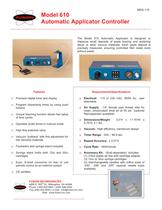 Model 610 Automatic Applicator Controller - Fusion Incorporated - PDF ...
