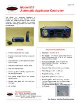 Model 615 Automatic Applicator Controller - Fusion Incorporated - PDF ...