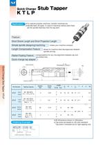 Quick Change Stub Tapper - NT Tool - PDF Catalogs | Technical ...