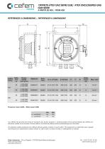 GAZ ATEX ENCLOSURES GUB SERIE - Cefem Group - PDF Catalogs | Technical Documentation | Brochure