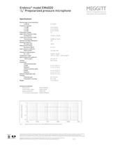 Endevco® model EM40DD 1/8” prepolarized pressure microphone - Endevco ...