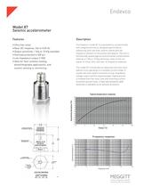 Model 87 Seismic Accelerometer - Endevco - PDF Catalogs | Technical ...