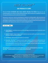 Nexflow Catalog - Nex Flow Air Products Corp. - PDF Catalogs | Technical Documentation | Brochure