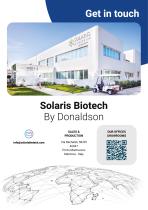 ONE catalogue - Solaris Biotech by Donaldson - PDF Catalogs | Technical ...