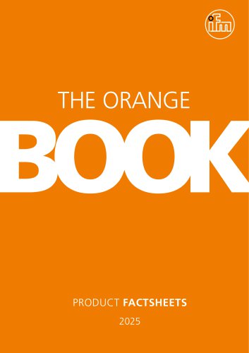 Orange Book 2025 (English) - ifm electronic - PDF Catalogs | Technical Documentation | Brochure