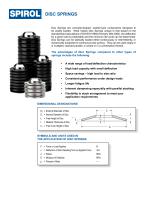 Disc Springs - SPIROL - PDF Catalogs | Technical Documentation | Brochure