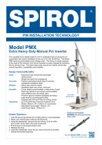 Pin insertion machine - PMX series - SPIROL - manual