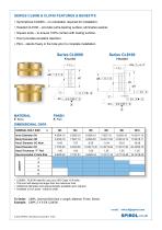 Series CL8000 & CL8100 Precision Machined Brass Compression Limiters ...