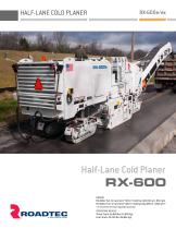 RX-600e Cold Planer - Roadtec - PDF Catalogs | Technical Documentation ...