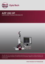 AZP 200 HP - OptoTech - PDF Catalogs | Technical Documentation | Brochure
