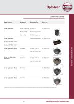 Catalogue Consumables Coating - OptoTech - PDF Catalogs | Technical Documentation | Brochure