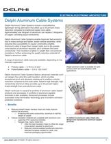 Delphi Aluminum Cable Systems - Delphi Power Train - PDF Catalogs | Technical Documentation ...