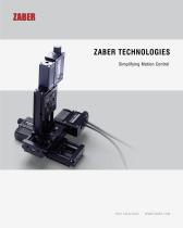 Zaber 2015 Catalogue - Zaber Technologies - Vancouver, BC - PDF ...