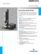 Spin Welder Model SW300 - Branson Ultrasonics - PDF Catalogs ...