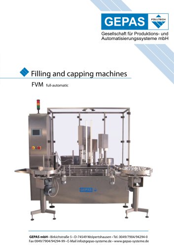 Capping machines - GEPAS mbH - PDF Catalogs | Technical Documentation ...