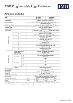 XGB - IMO Precision Controls Limited - PDF Catalogs | Technical Documentation | Brochure