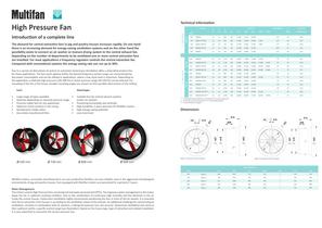 High Pressure Fan - Vostermans Ventilation - PDF Catalogs | Technical ...