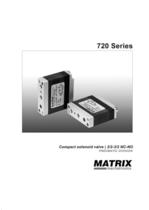 MATRIX Pneumatic Division - 720 Series compact solenoid valve - MATRIX ...
