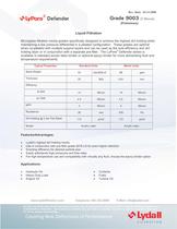 LyPore® Defender 9003 - Lydall Filtration - PDF Catalogs | Technical ...