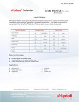 LyPore® Defender 9276-LS - Lydall Filtration - PDF Catalogs | Technical ...