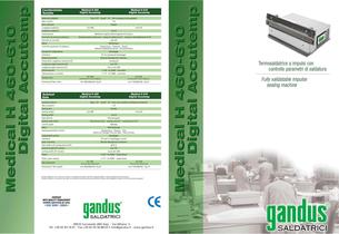 Medical H 460-610 Digital Accutemp - Gandus Saldatrici - PDF Catalogs ...