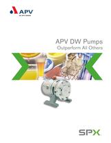 ロータリーローブポンプ - DW series - APV - 化学製品 / 飲料用 / 乳製品用