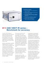 CAS 140 CT IR - Array spectrometer for high accuracy infrared light measurement - Instrument ...