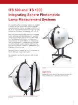 ITS Integrating Spheres - Instrument Systems - PDF Catalogs | Technical ...