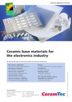 Ceramic base materials for the electronics industry - CERAMTEC - PDF ...