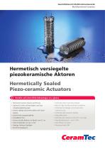 Hermetically Sealed Piezo-ceramic Actuators - CERAMTEC - PDF Catalogs | Technical Documentation ...