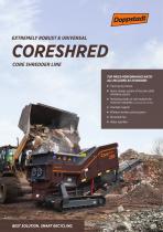 Primary shredder - CoreShred 800 - Doppstadt - single shaft / metal ...