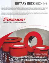 Rotary Deck Bushings - Foremost Industries LP - PDF Catalogs ...
