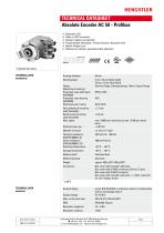Absolute Encoder AC 58 - Profibus - HENGSTLER - PDF Catalogs | Technical Documentation | Brochure