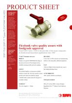 Flexitank valve - SAFI - PDF Catalogs | Technical Documentation | Brochure