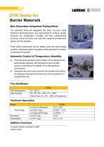 Labthink® C230H OTR Permeation Analyzer - Labthink Instruments Co., Ltd. - PDF Catalogs ...
