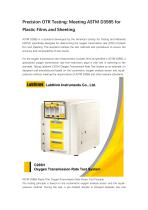 Oxygen transmission rate tester - Labthink® C203H - Labthink ...
