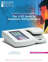 J157 AUTOMATIC REFRACTOMETER - Rudolph Research Analytical - PDF ...