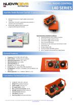 Joystick Remote Controls - SAGA-L40 - NUOVA CEVA Automation - PDF Catalogs | Technical ...