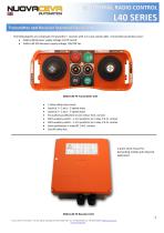 Joystick Remote Controls - SAGA-L40 - NUOVA CEVA Automation - PDF Catalogs | Technical ...