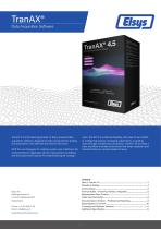 TranAX 4.5 Data Acquisition Software - Elsys AG - PDF Catalogs ...