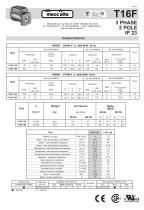 T16F 2Poles - Mecc Alte - PDF Catalogs | Technical Documentation | Brochure