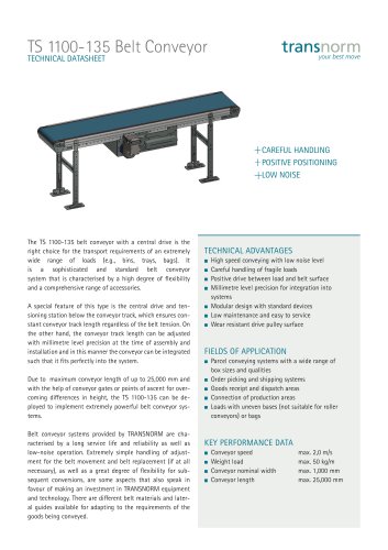 INTELLISORT® HS 2.0 - Transnorm System GmbH - PDF Catalogs | Technical ...