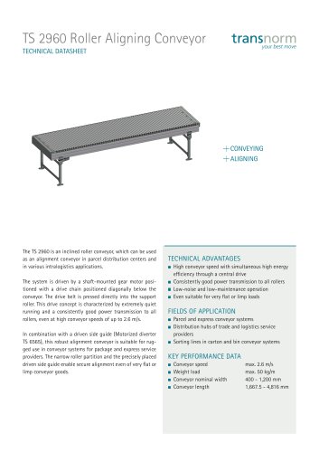 TS 4800 - Transnorm System GmbH - PDF Catalogs | Technical ...