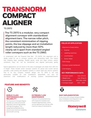 TS 6510 - Transnorm System GmbH - PDF Catalogs | Technical Documentation | Brochure