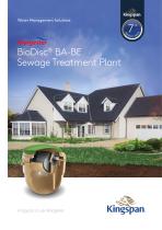 BioDisc® BA-BE - Kingspan STG GmbH - PDF Catalogs | Technical ...