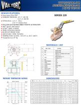 BALL-VALVE-SERIES-220 - Valtorc - PDF Catalogs | Technical Documentation | Brochure