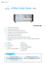 4-Wire Cable Tester_8700 - Microtest Corporation - PDF Catalogs ...